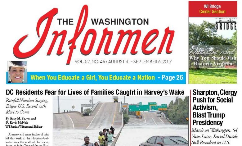 Informer Issue, August 31, 2017 - The Washington Informer