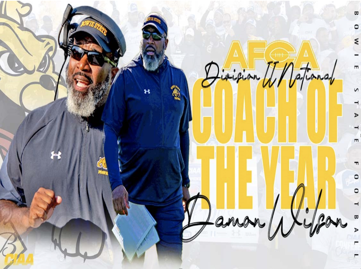 Bowie State's Damon Wilson Named Division II National Coach of the Year ...