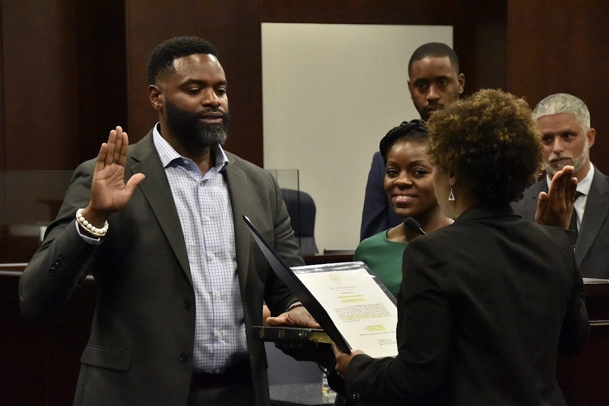 Medlock Sworn In to Prince George's County Council - The Washington ...