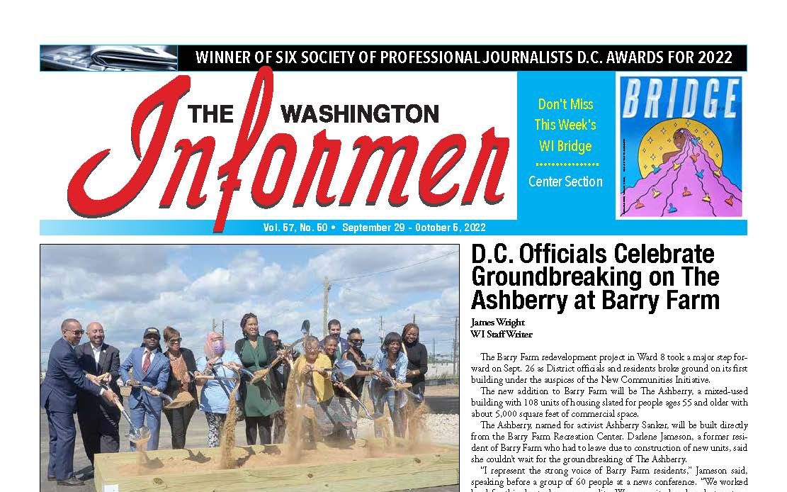 9-29-2022 Informer Edition - The Washington Informer