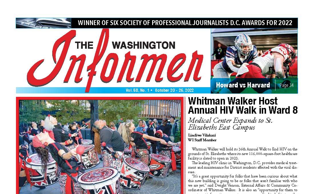 10-20-2022 Informer Edition - The Washington Informer