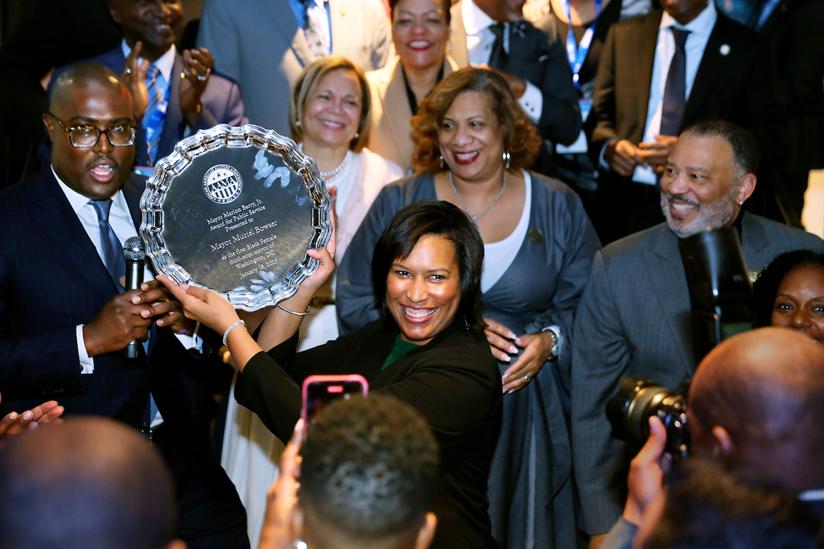 Black Mayors Association Honors D.C.'s Bowser with Marion Barry Award ...