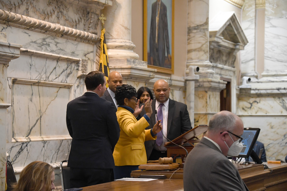 Dereck Davis Sworn In as Maryland State Treasurer - The Washington Informer