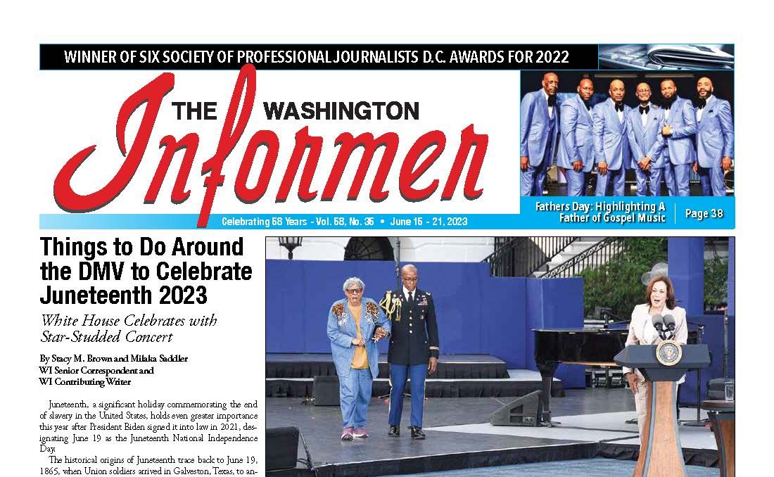 6-15-2023 Informer Edition - The Washington Informer