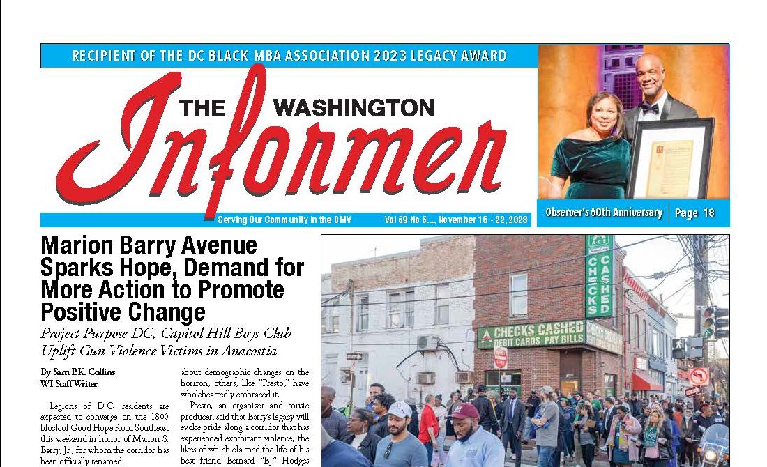 11-16-2023 Informer Edition - The Washington Informer