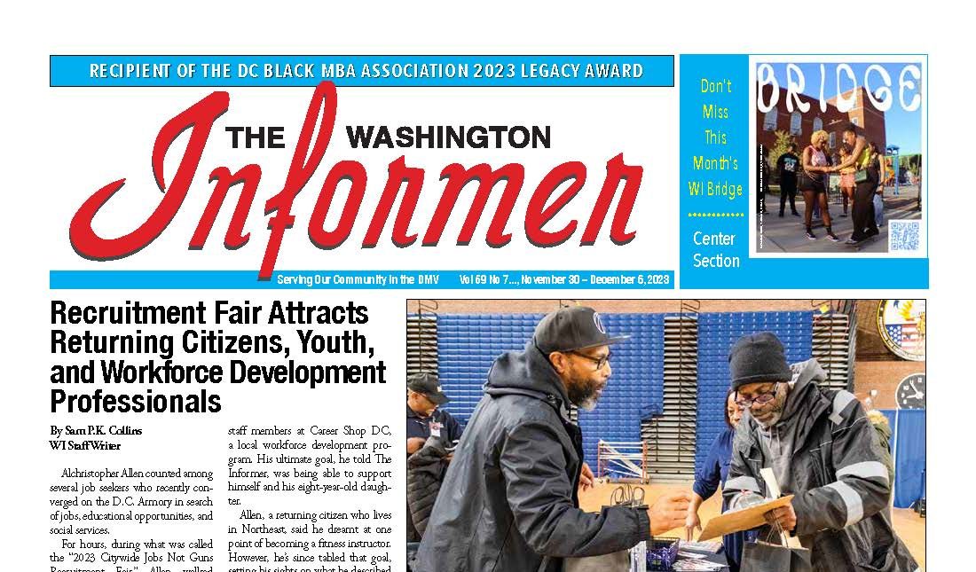 11-30-2023 Informer Edition - The Washington Informer