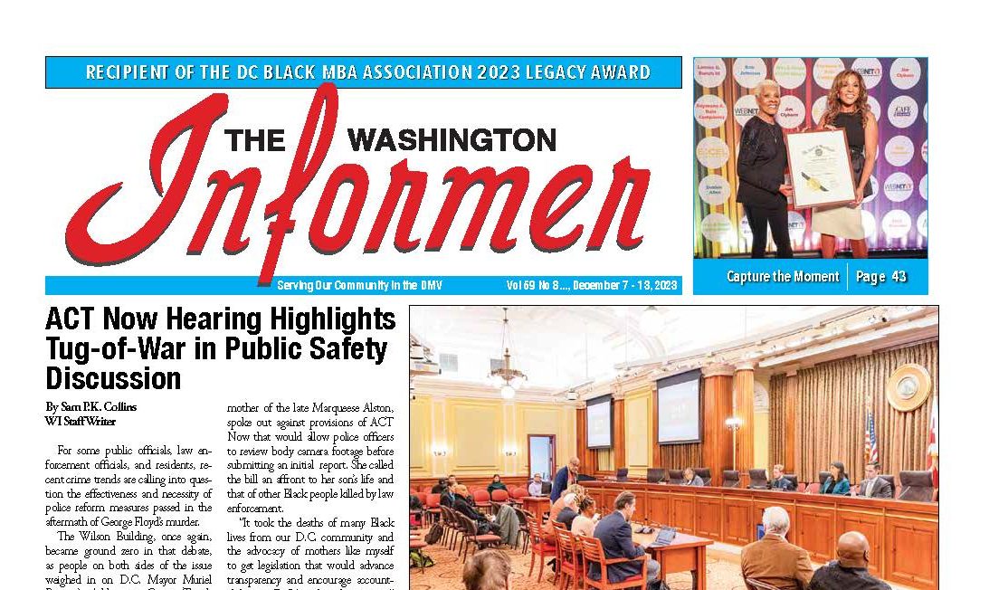 12-7-2023 Informer Edition - The Washington Informer