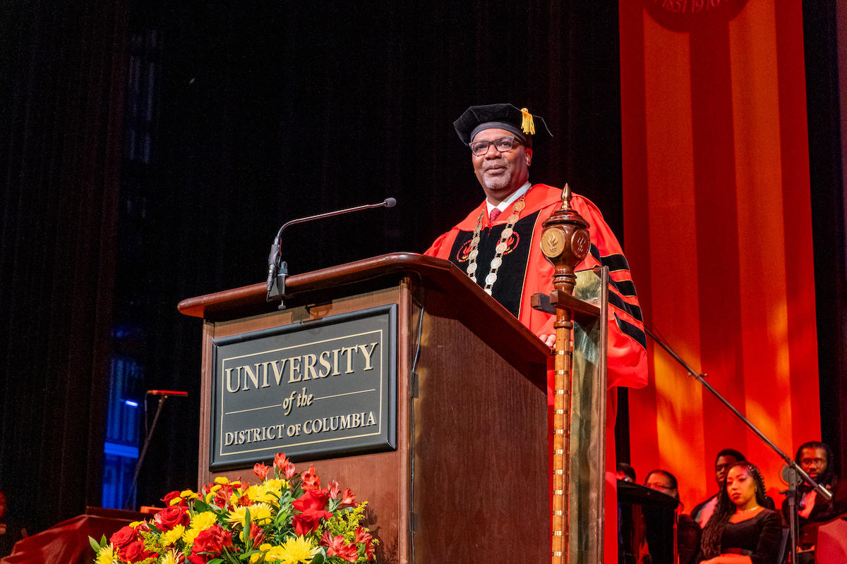 Maurice D. Edington inaugurated as president of UDC - The Washington ...