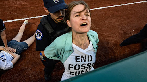 Eight climate justice protesters arrested at Congressional Baseball ...