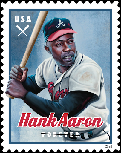 Stamp ceremony honors Hank Aaron at Negro League Legends Hall of Fame ...