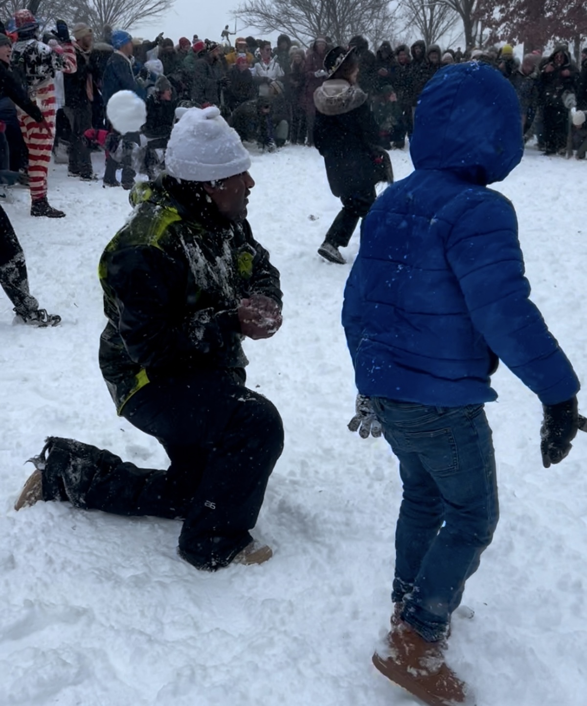 Commanders' playoff victory and winter snowfall delight locals - The ...